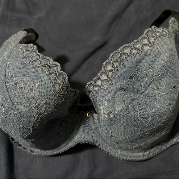 Gossard | Intimates & Sleepwear | Womens Gossard Bra 32i Us Blue Lace ...